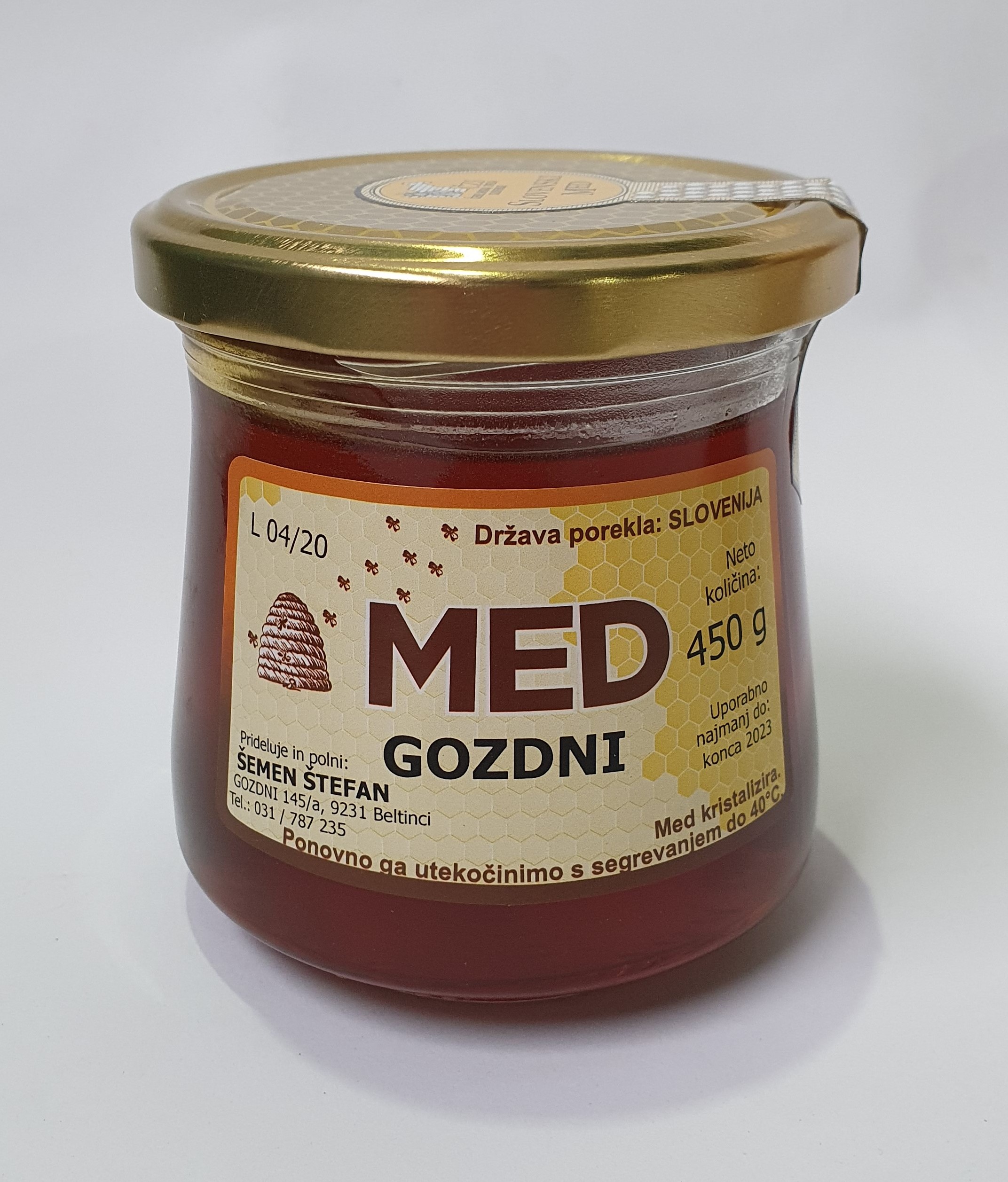 GOZDNI MED 450g - Zelena točka - trgovina s sadjem in zelenjavo v ...
